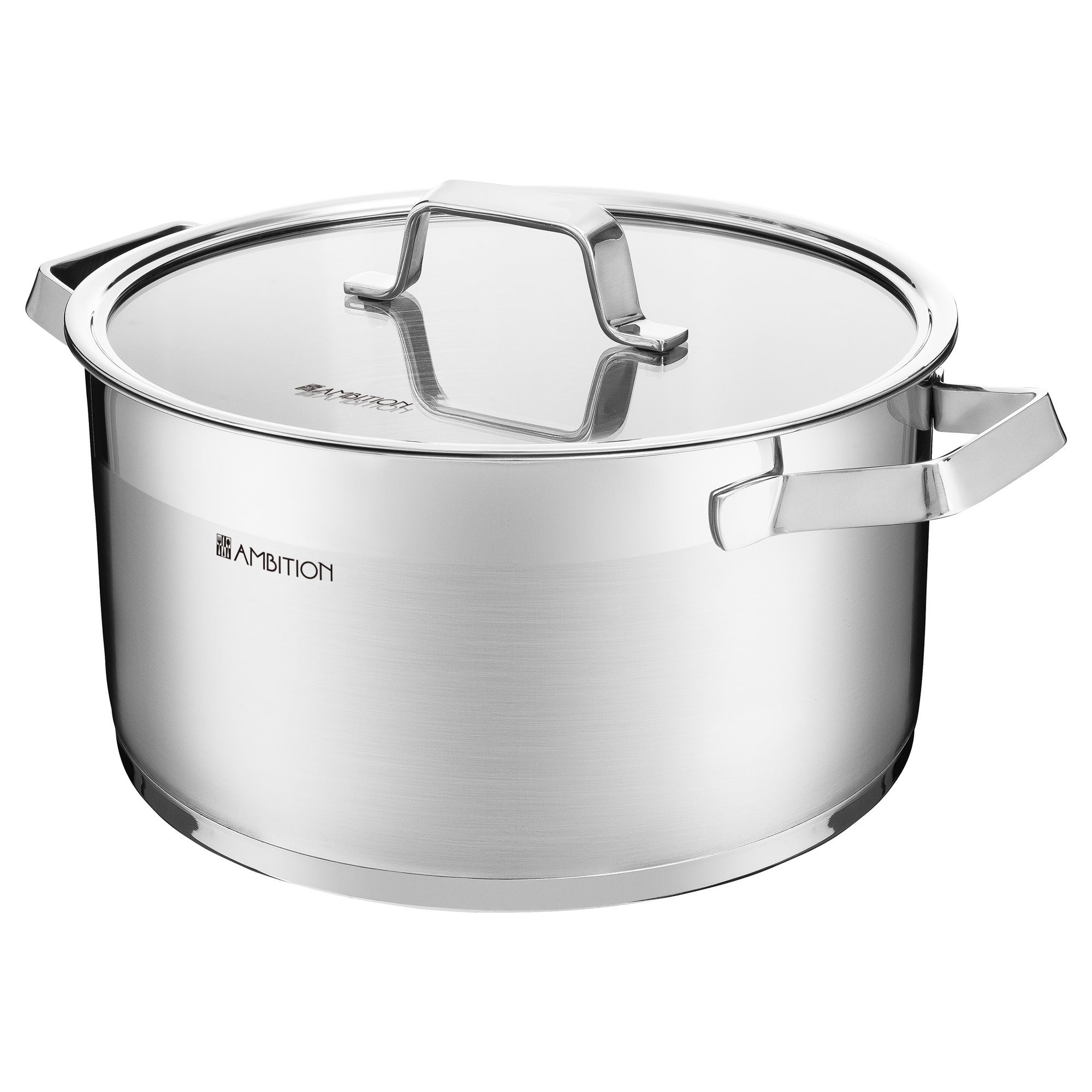 Kochtopf aus Edelstahl mit Deckel 32 cm Maestro AMBITION